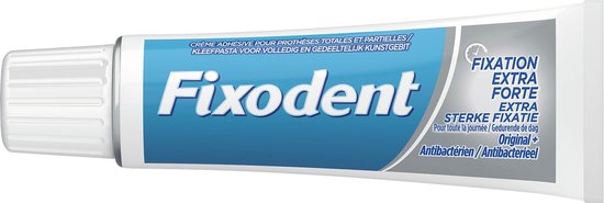 Fixodent Plus Extra sterke Fixatie Original + Antibacterieel 70 gram | bol