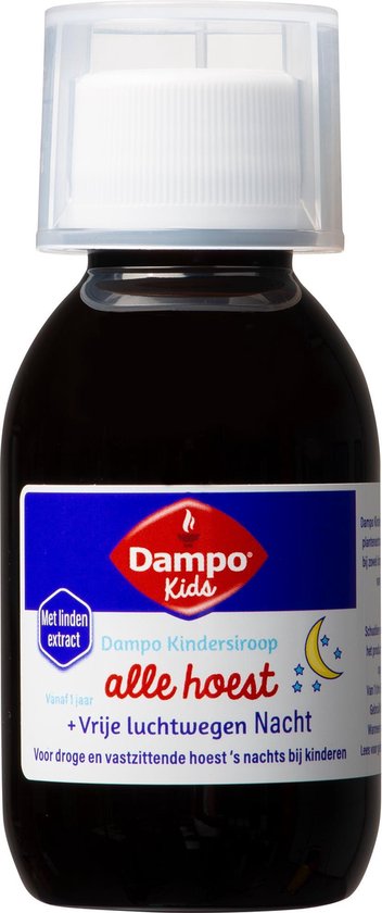 Dampo Kids Alle Hoest Nacht - Hoestdrank - Anti-hoestmiddel - 100 ml ...