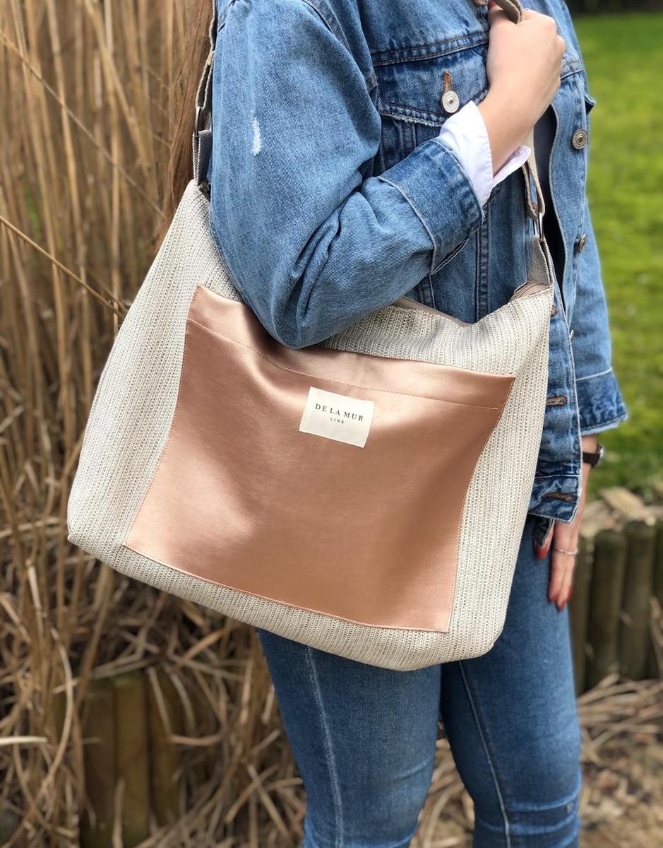 Schoudertas de luxe Luna schoudertas dames groot grote schoudertas ...