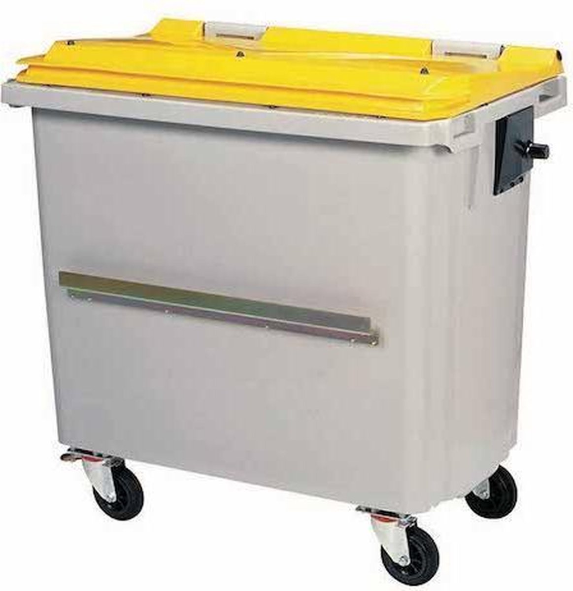 Rossignol Korok grijze polyethyleen afvalcontainer in 2 verschillende ...