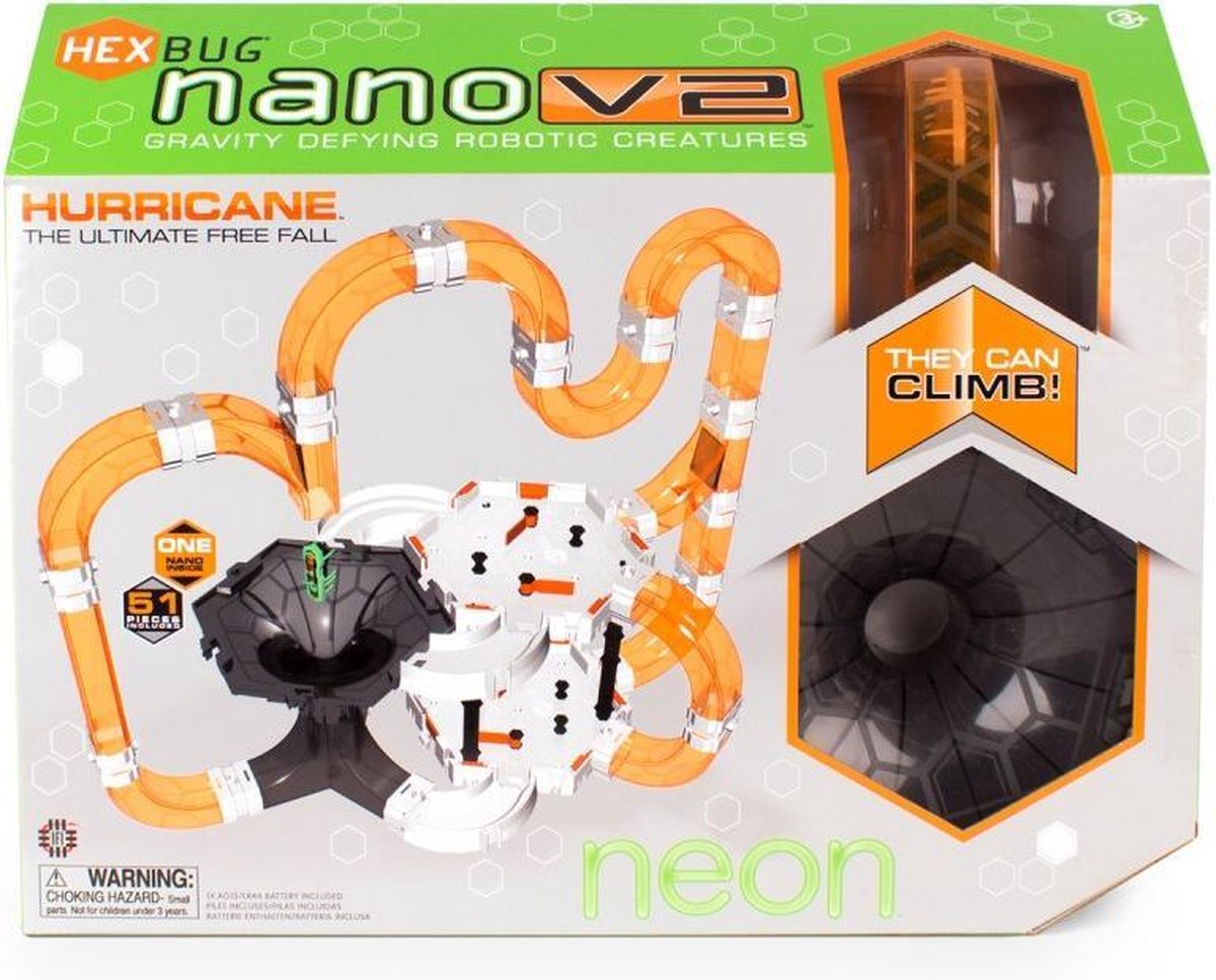 Hexbug Nano V2 Hurricane Neon Robot | Games | bol.com