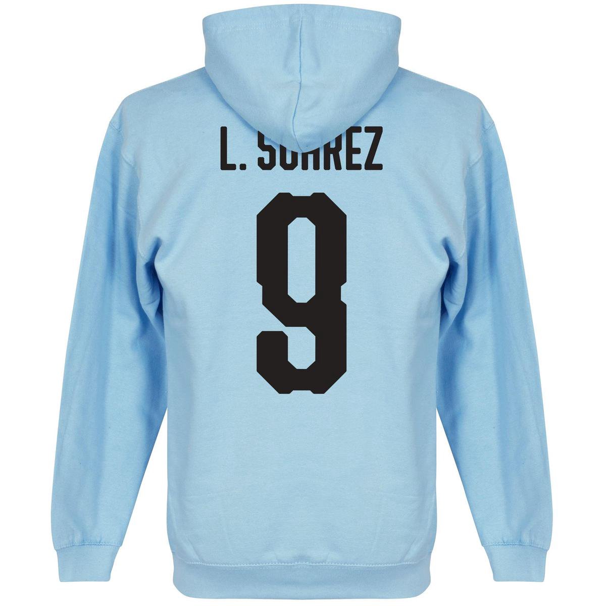 Uruguay Suarez 9 Team Hooded Sweater - S | bol.com