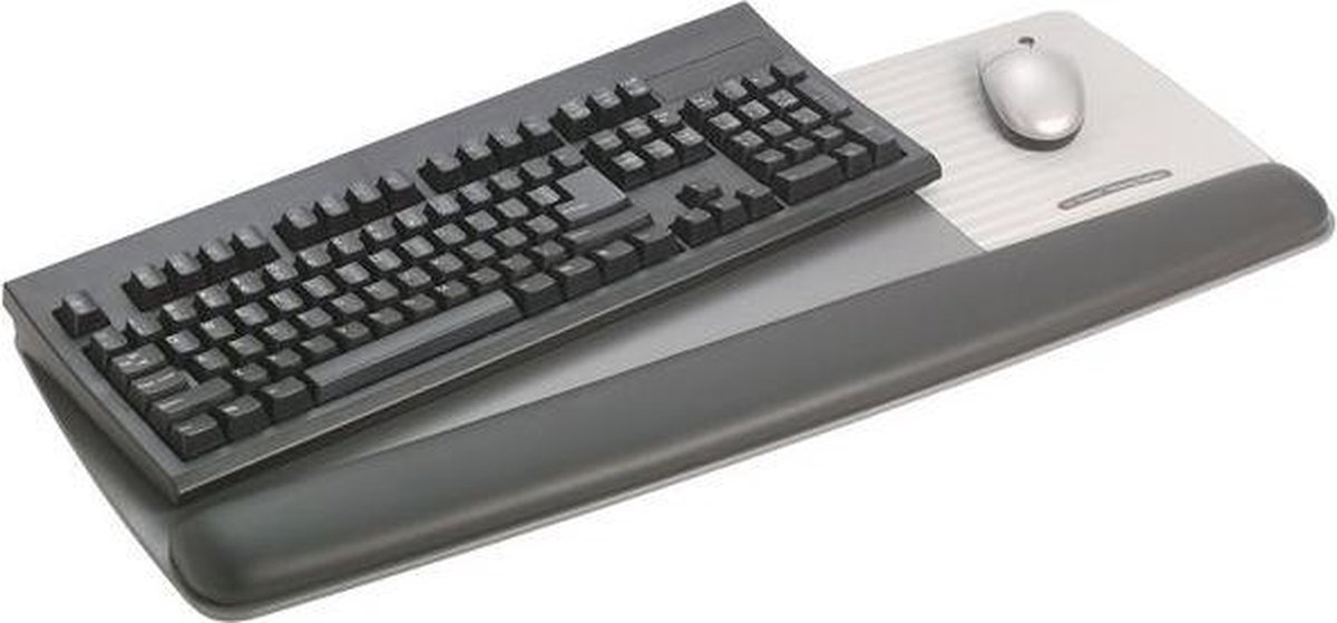 3M™ Gel Polssteun, Voor Toetsenbord & Muis, Lederlook, Zwart ...