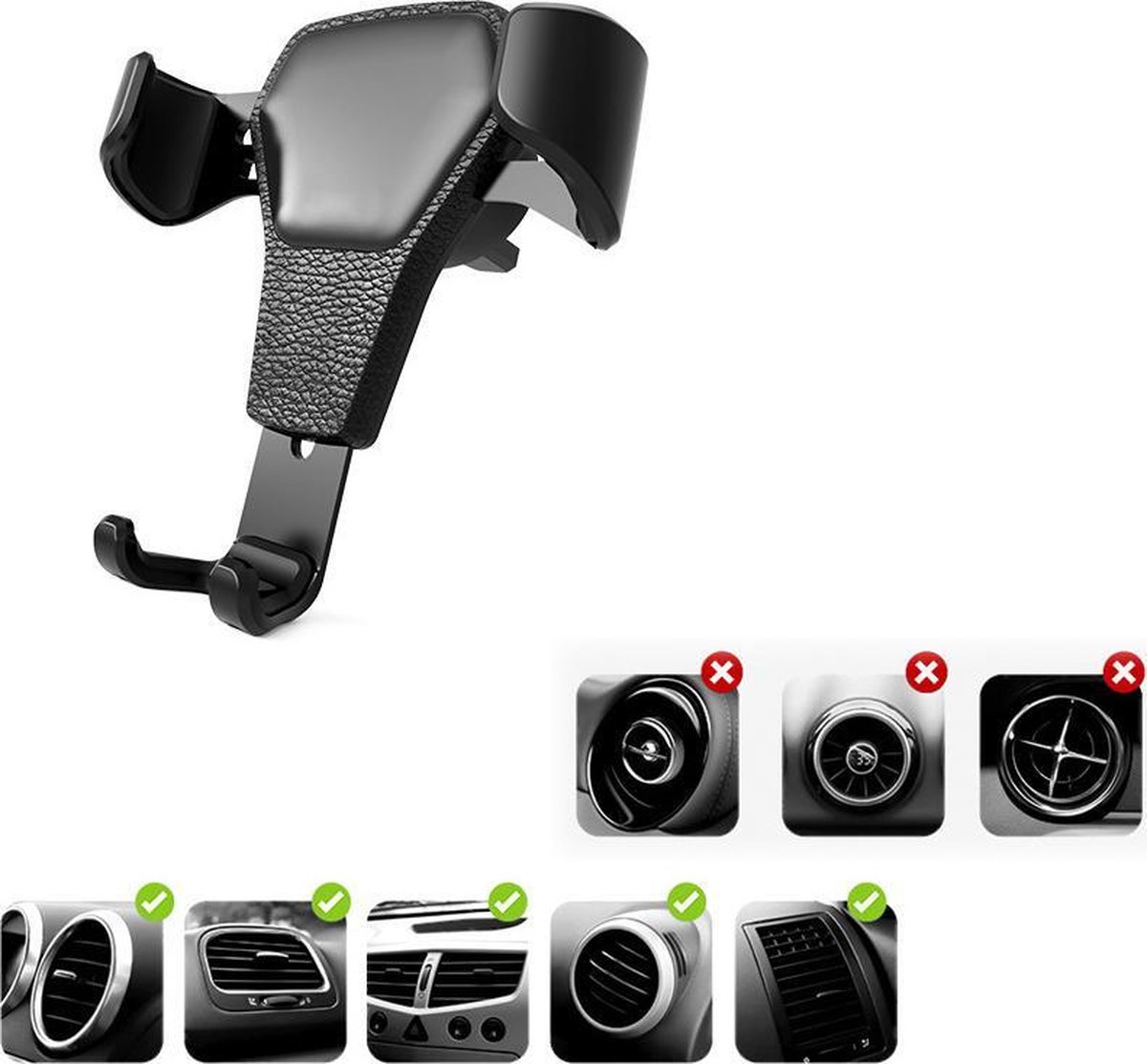 bol.com | Autohouder telefoon smartphone - Telefoon houder Auto ...