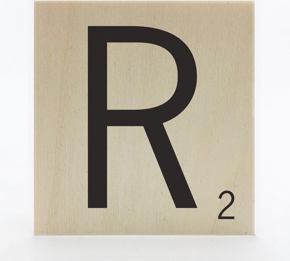 Houten scrabble letter R - 8 x 8 cm | bol.com