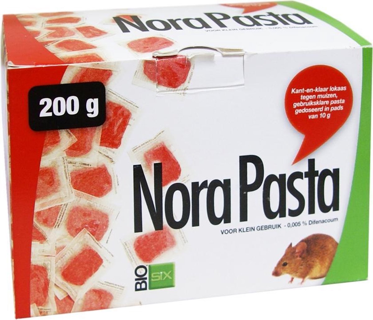 BioSix Nora Pasta Muizengif 200-gram | bol.com