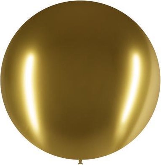 Balloonia Brilliant Gold Latex Ballon 66cm | bol