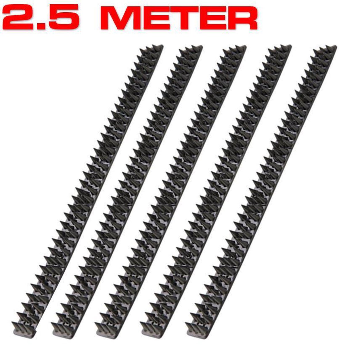 ANTI INBRAAK STRIPS - 2,5 METER - 5 STRIPS - SCHUTTING STEKELS - PUNTEN ...