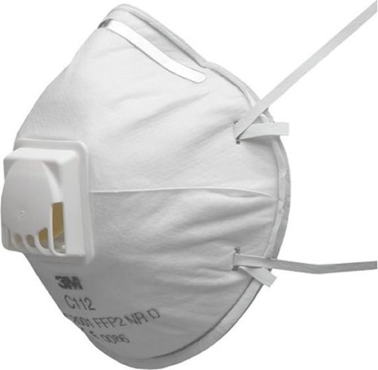 3M™ Aura™ Stofmasker C112, FFP2, met uitademventiel - 1 stuk - voor de ...