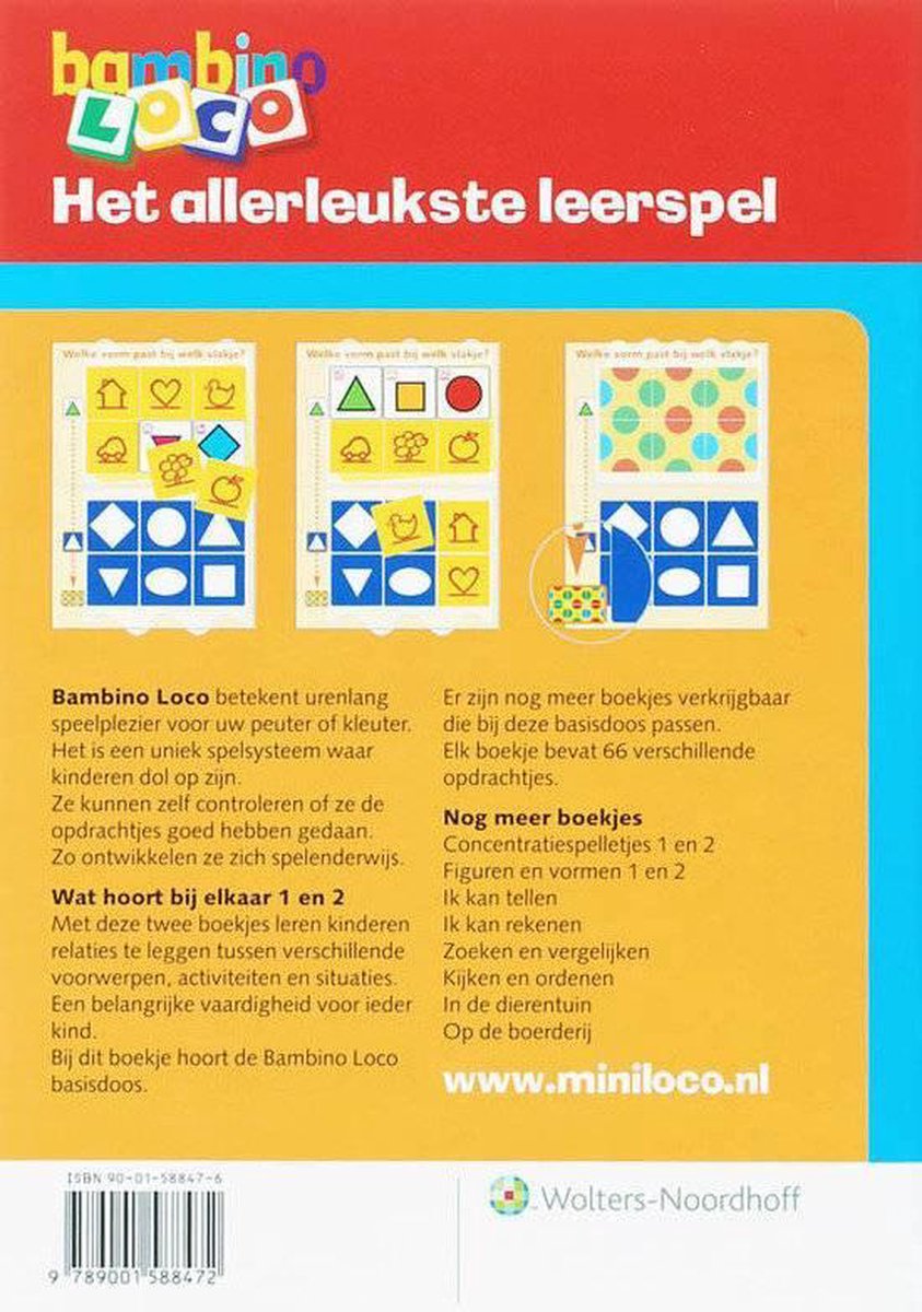Bambino Loco 1 Wat hoort bij elkaar | Games | bol