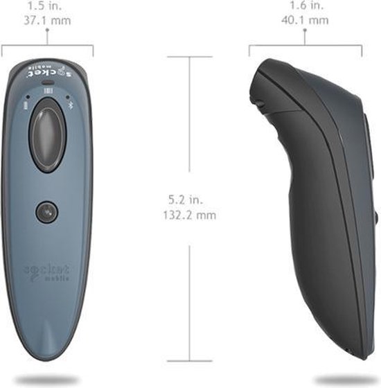 Socket Mobile DuraScan D730 Draagbare streepjescodelezer 1D Laser Blauw, Grijs | bol