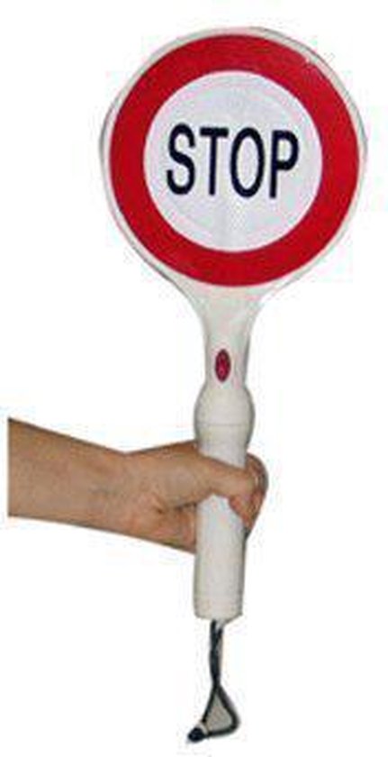 Dubbelzijdig stop bord met licht | bol.com