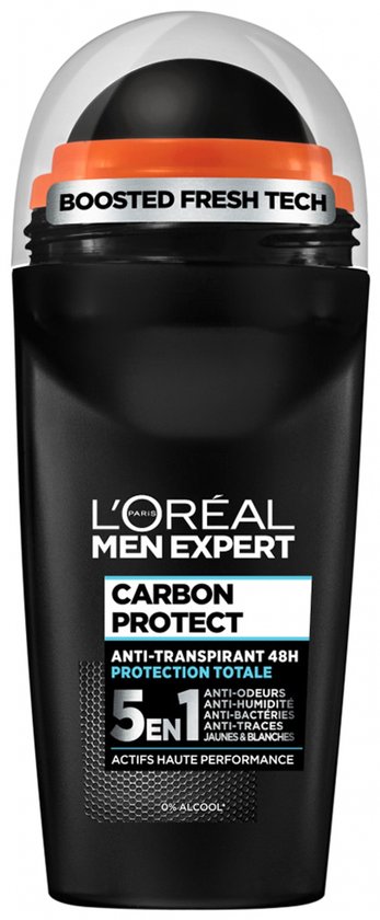 MEN EXPERT - Ice Fresh Carbon Protect 5 in 1 Ball Deodorant - 50 ml | bol