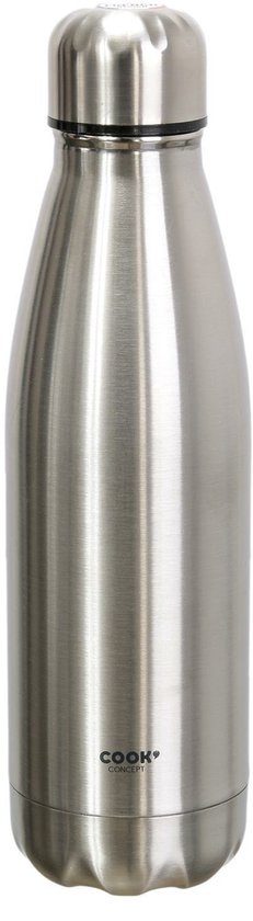 Cook Concept Travel drinkfles voor warme en koude dranken - zilver ...