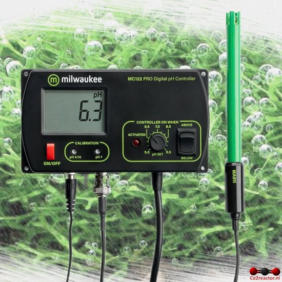 Milwaukee pH controller met CO2 - Model MC122 PRO - Professionele PH Meter | bol