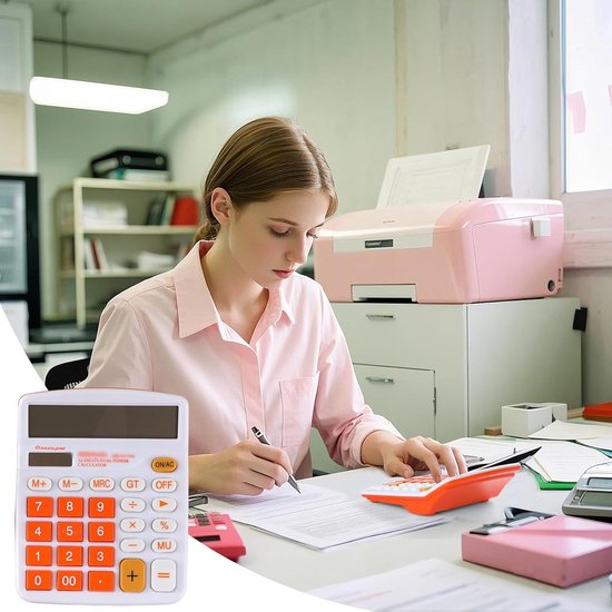 Rekenmachine op zonne-energie met 12 cijfers | bol