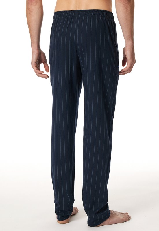 Schiesser Lange broek - Mix+ Relax - Heren Pyjamabroek - nachtblauw | bol