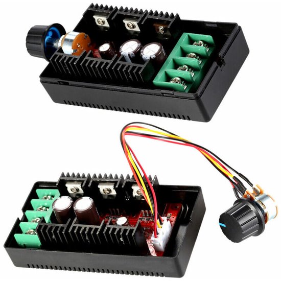 Instelbare 10-50V / 40A / 2000W DC-motorsnelheidsregeling PWM HHO RC ...