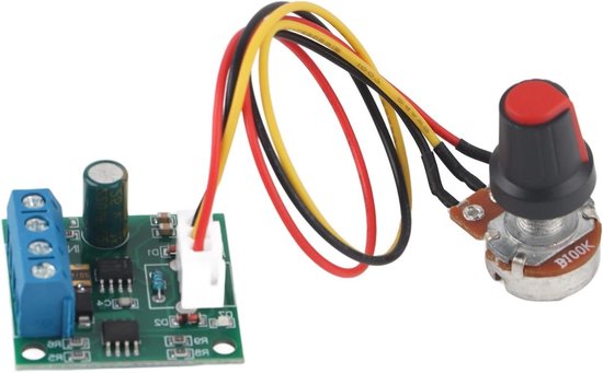 Motor Speed Controller Adjustable Volt DC 1.8V to 15V Low Voltage Regulator 2A Mini... | bol