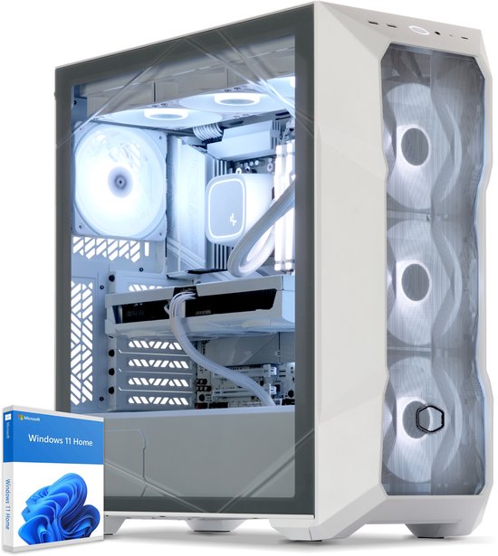 Sedatech Advanced Gaming PC Waterkoeling White Case • AMD Ryzen 9 9900X ...