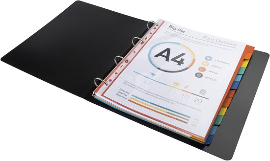 Exacompta 2112E 25x INTERCAL.CARTE MARBR | bol