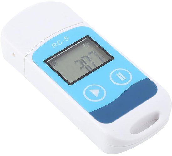 Temperatuur Datalogger Mini Temp Recorder Lab Digitale Thermometer -30 ...