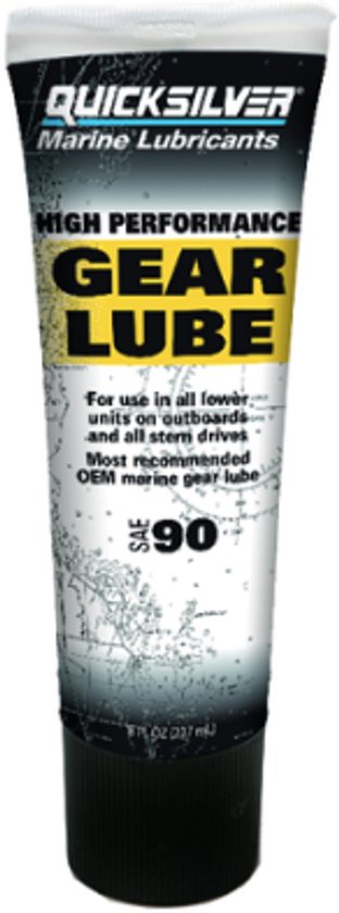 Quicksilver Boats Hoogwaardige Tandwielolie Sae 90 Motor 236ml Grijs | bol