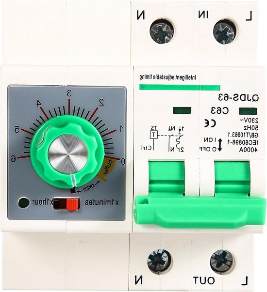 Adjustable Time Switch Intelligent Time Delay Circuit Breaker AC230V 0 ...