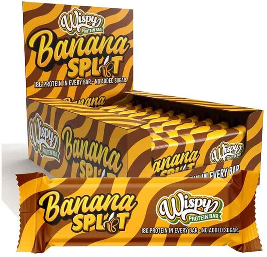 Wispy Protein Bar 10 Repen Banana Split | bol
