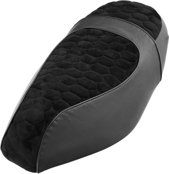 Zadelhoes Alcantara Look Zwart Piaggio Zip | bol