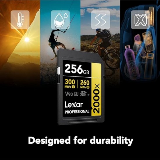 Mémoire flash Lexar LSD2000256G-BNNNG GB Go SDXC Classe 10 | bol