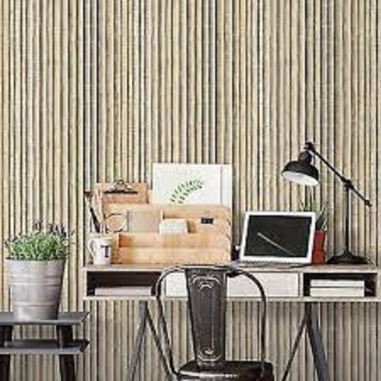 BAMBOE STOKKEN HOUT BEHANG NATUUR | bol