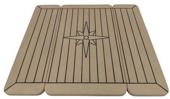 EUDE EcoTeak Tafelblad Wing 34/68x60cm | bol