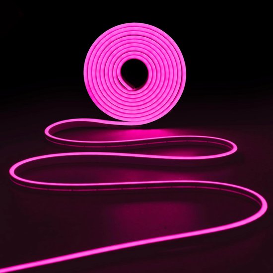 Flexibele Neon LED Strip Licht 5 meter - Roze Silicone Verlichting ...