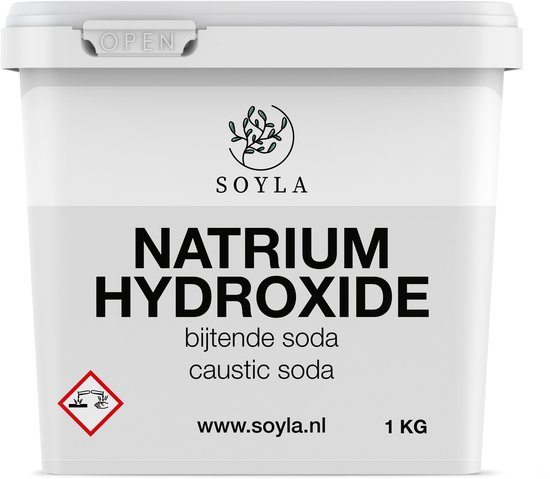 Natriumhydroxide - 1 KG - Sodium Hydroxide - Caustic Soda - Bijtende ...