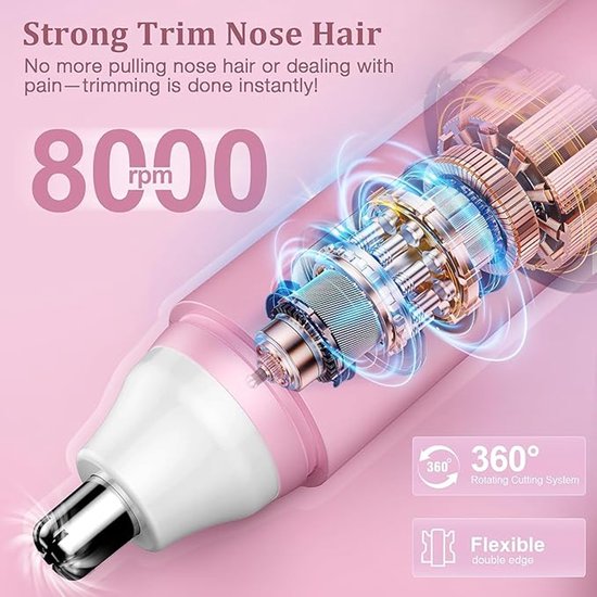 Neustrimmer - Efficiënt en Veilig - Voor Neus, Oren en Wenkbrauwen ...
