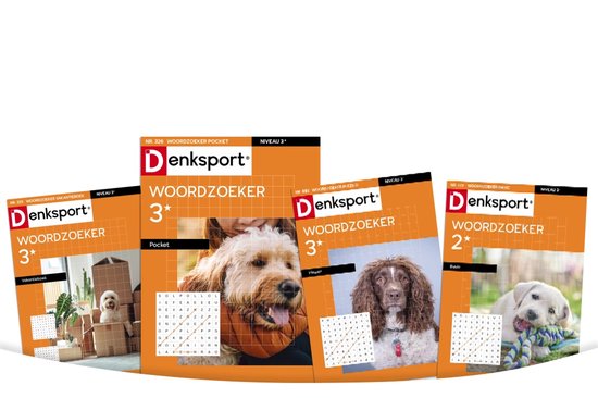 Denksport Woordzoeker puzzelboek pakket nr. 9 | bol