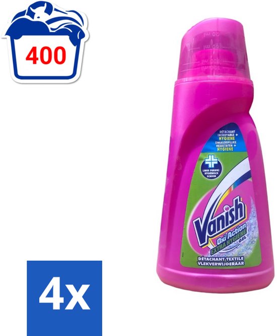Vanish Oxi Action Extra Hygiëne - Vlekkenverwijderaar Gel - Gekleurde ...