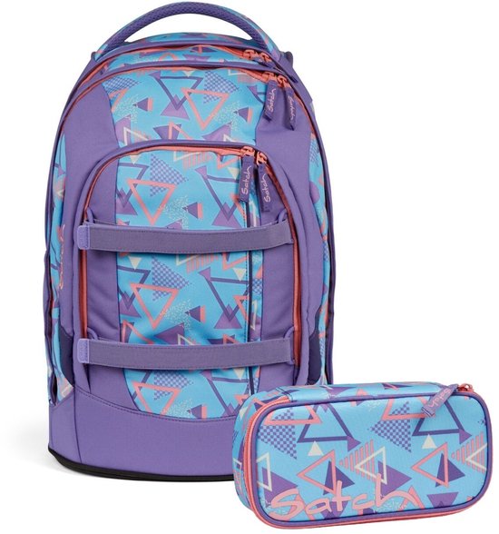 Satch schoolrugzakset PACK 80s Dance 2-delig, incl. etui | bol