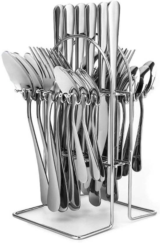 Bestekset 6 Persoons - Serviesset - 24-Delig | bol