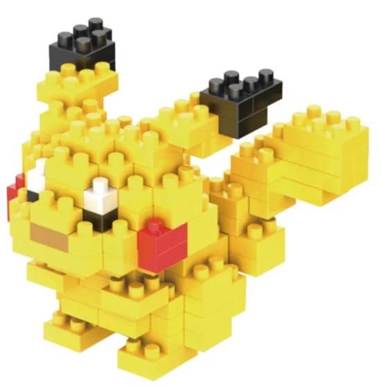 Micro Brick - Pikachu - 135Pcs - Bouwen - Bouwspeelgoed | bol