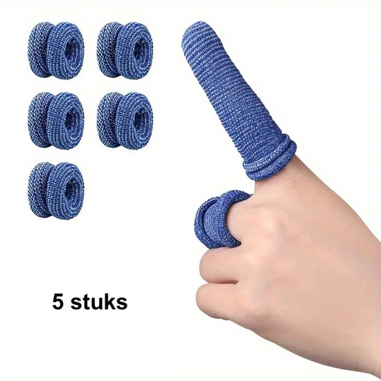 Vingerbob - Tube Verband - Vinger Verband - Vingersok - gemêleerd blauw ...