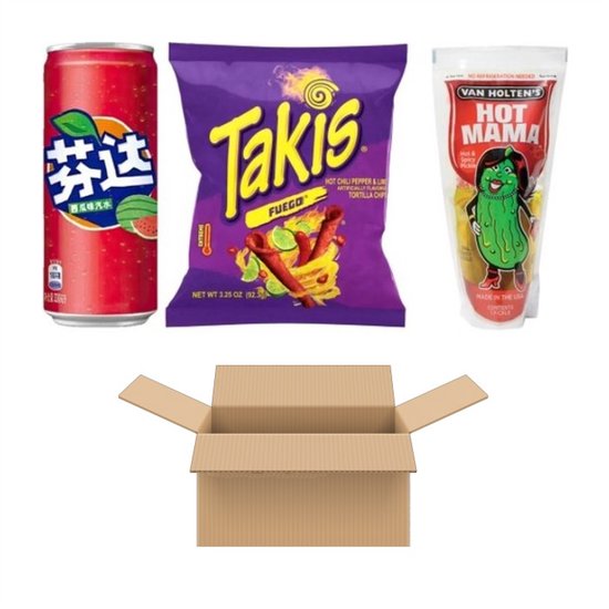 Takis+Fanta Snacks Deal (Van Holten's Hot Mama, Fanta Watermelon China ...