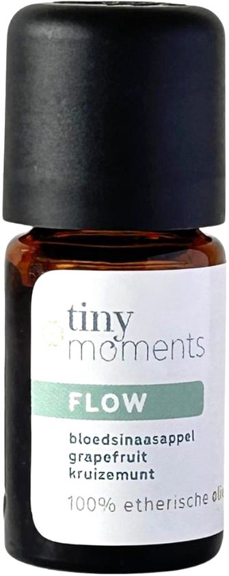 Tiny Moments Etherische Olie Flow - Bloedsinaasappel, grapefruit, munt - Focus, helderheid | bol