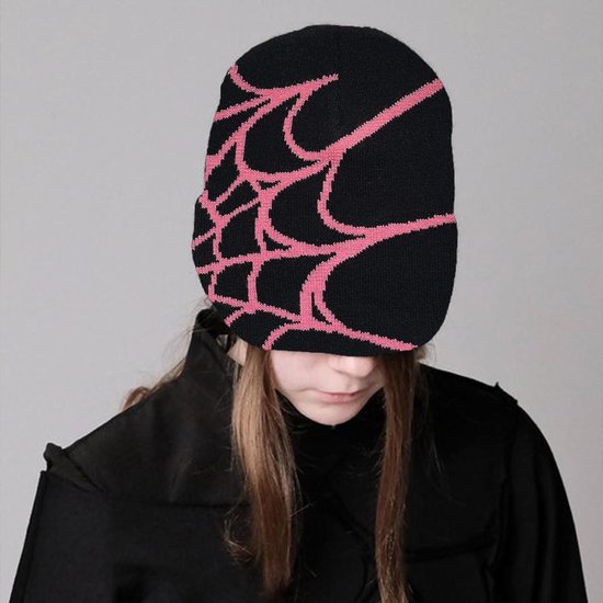Y2k Spider Web Hat Baggy Slouchy Beanie Cap - Herfst Lente ...