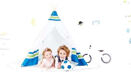 Hape Wigwam speeltent blauw | bol