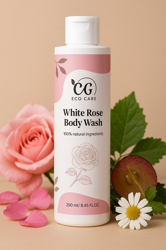 CG Eco Care White Rose Body Wash – 100% Natuurlijke Douchegel – Vegan ...