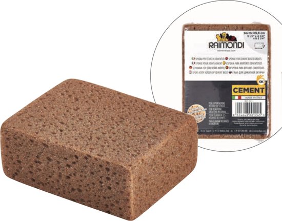 Raimondi Cement Spons – 14x11x6 cm – 5 Stuks - Professionele Tegelspons ...