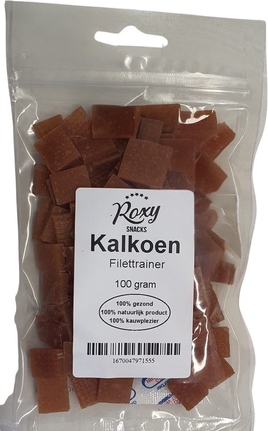 Roxy - Hondensnacks - Kalkoen - Trainers - 100g - Hypoallergeen ...