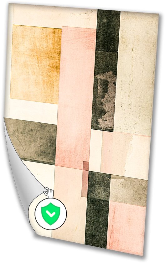 Geometrisch pastelontwerp met textuur - Geometrie posters - Posters ...